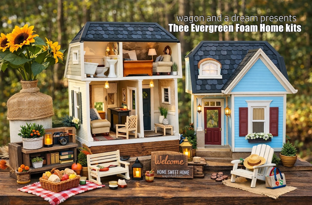 Evergreen Foam Home "c" Version - Thee Evergreen Under Construction Kit ...