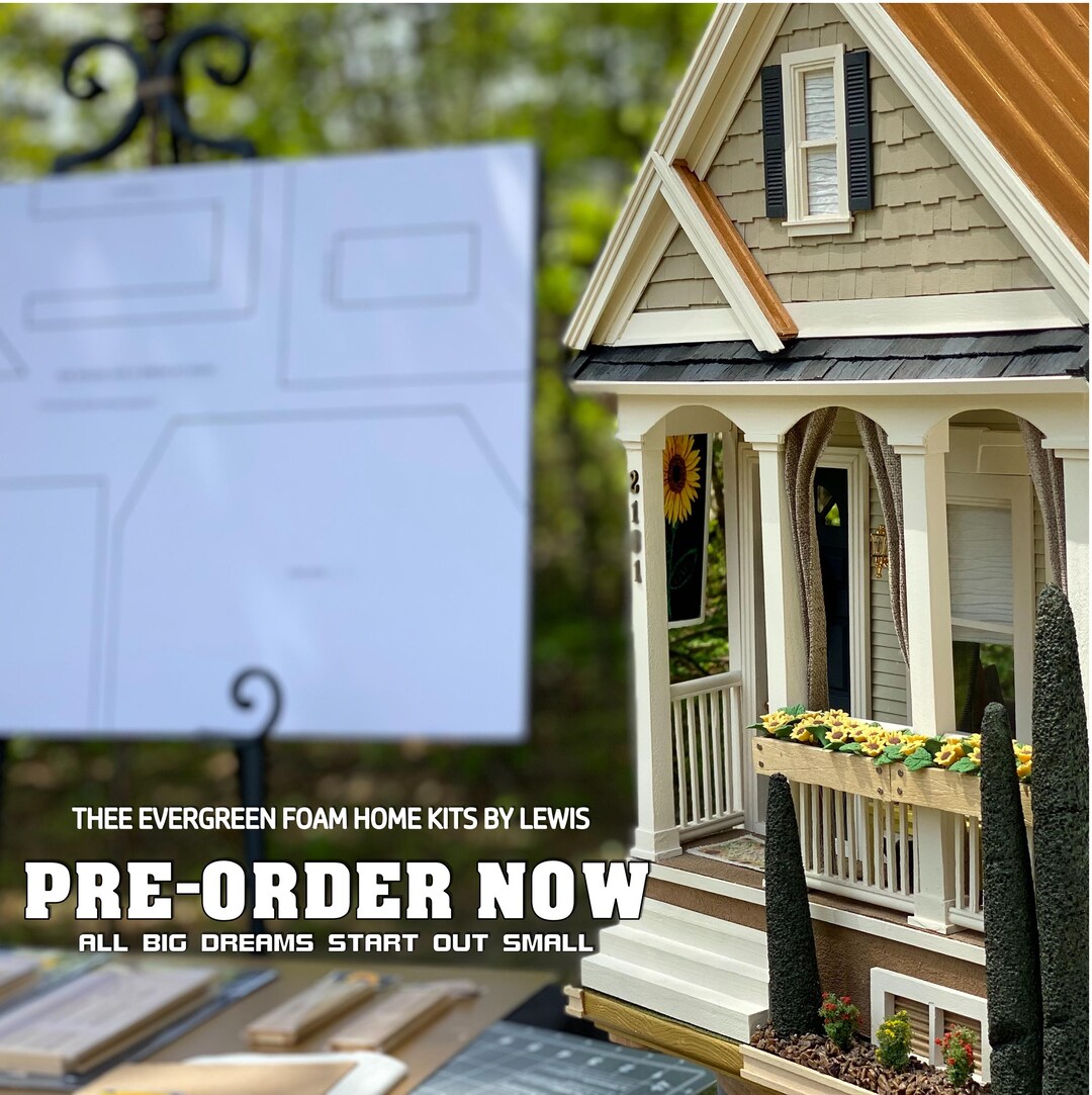 Evergreen Foam Home "a" Version - Thee Evergreen Under Construction Kit ...