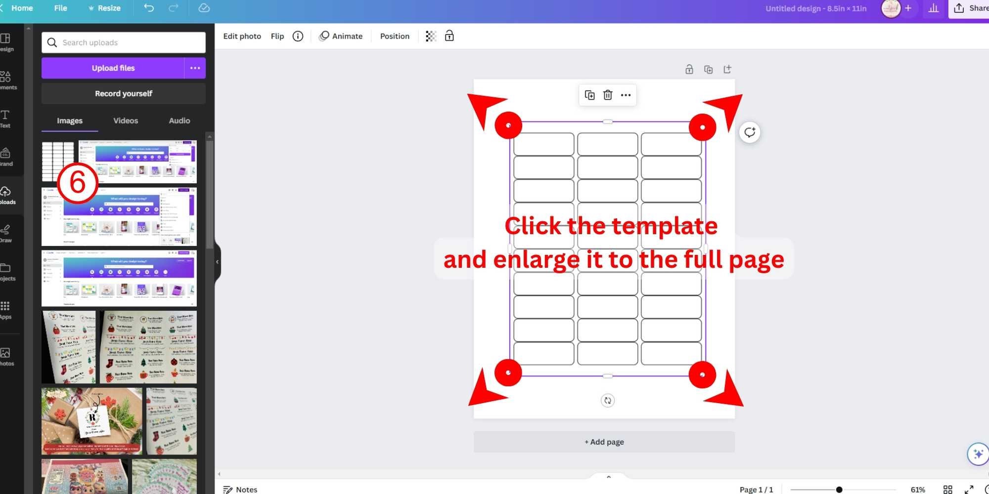 Return Address Label Blank Template Set of 30-address Labels - Etsy