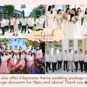 Filipiniana Panuelo Alampay With Embroidered Design Made of Piña ...