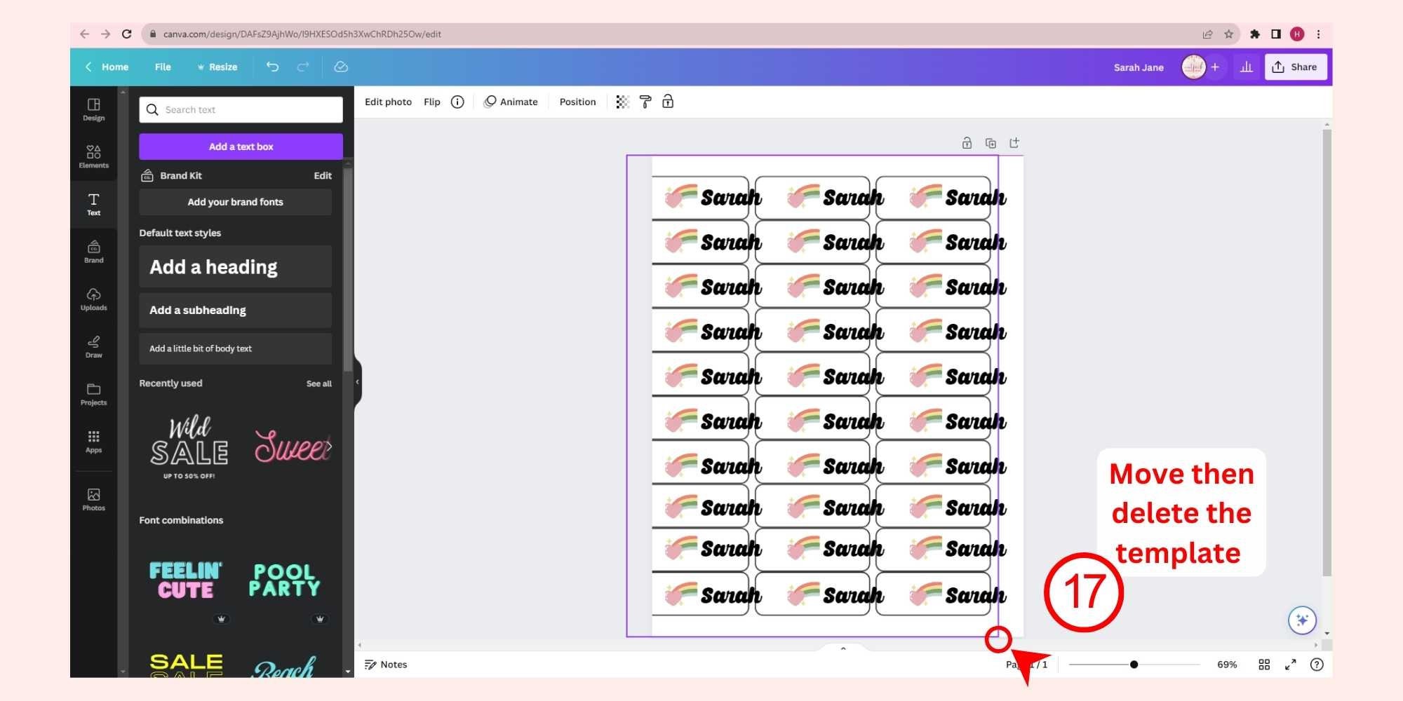 Return Address Label Blank Template Set of 30-address Labels - Etsy