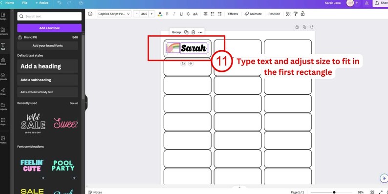 Return Address Label Blank Template Set of 30-address Labels - Etsy