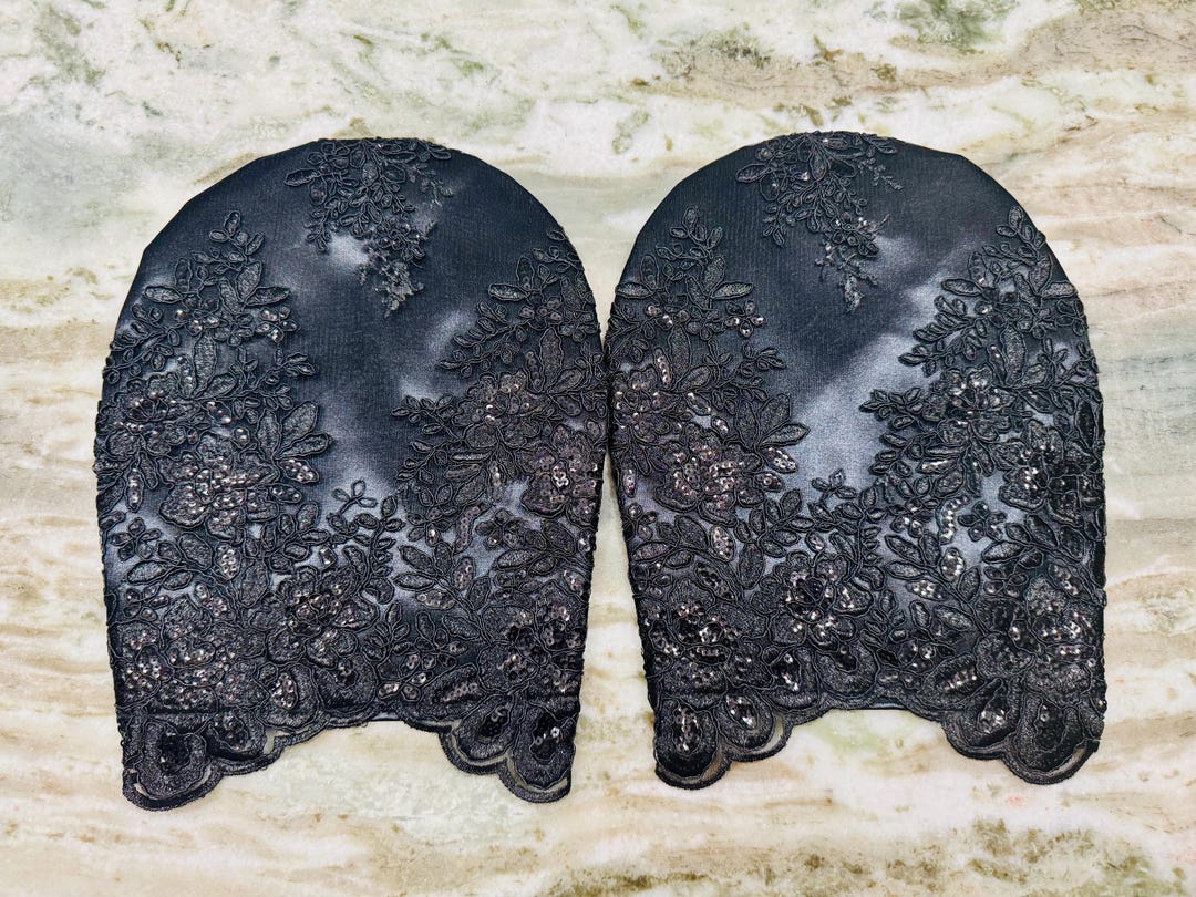 Detachable Filipiniana Mestiza Black Sleeves Only, Modern Filipiniana ...