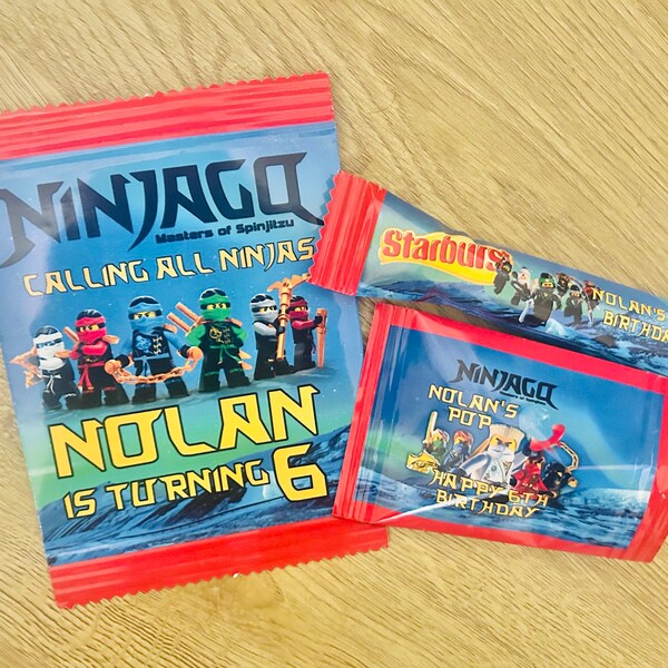 Ninjago Party Favors - Etsy