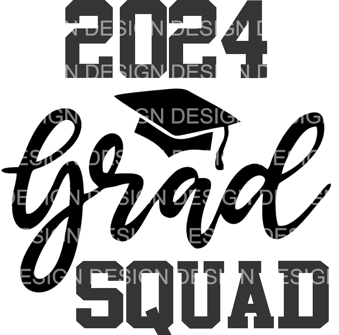 2024 Grad Squad PNG - Etsy