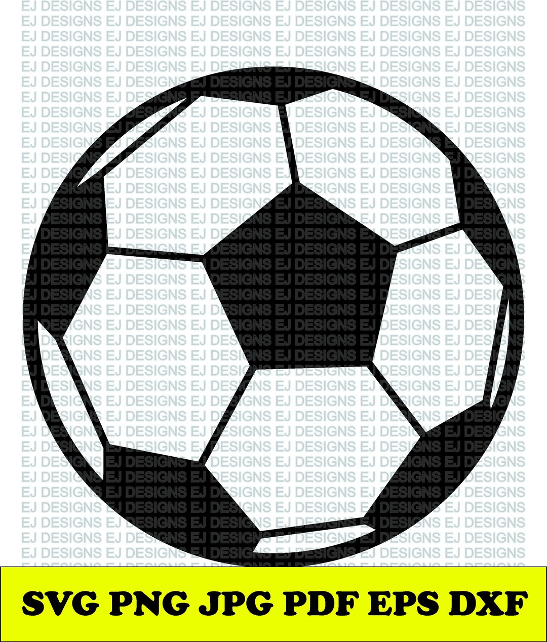 Soccer Ball Digital Download Svg Dxf Png Jpg Pdf Eps Ai - Etsy