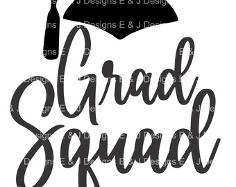 2024 Grad Squad Digital File. Personalized 2024 Grad Squad Png. Grad ...
