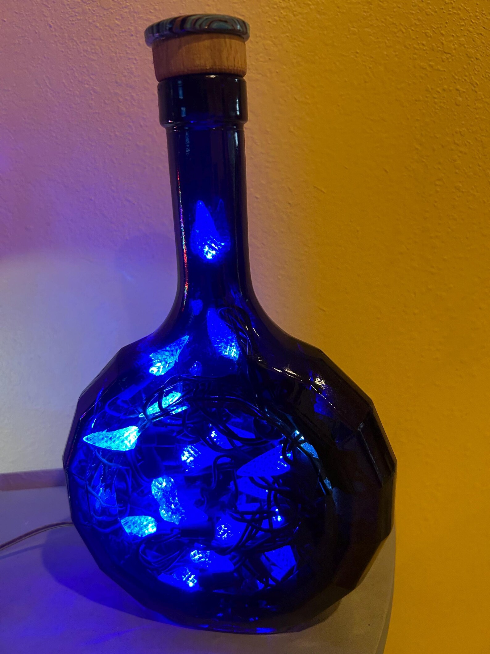 Vintage Bottle Night Light - Etsy