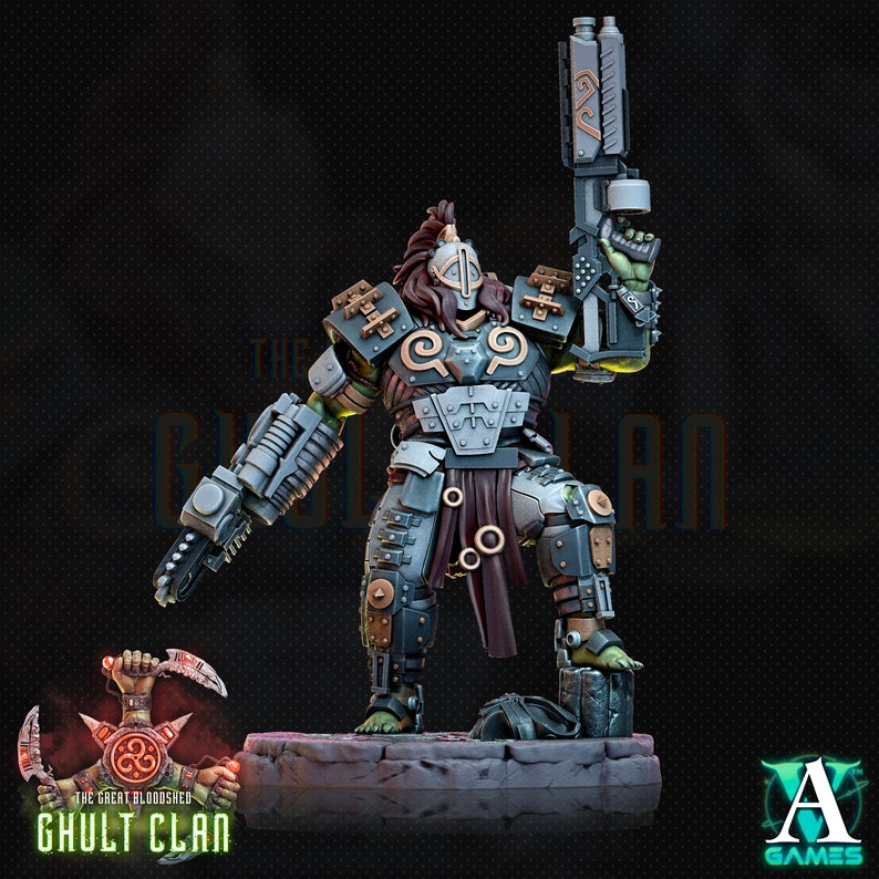 Ttrpg minis Ghult Gallowglass Fantasy Miniatures 28mm 32mm - Etsy Portugal