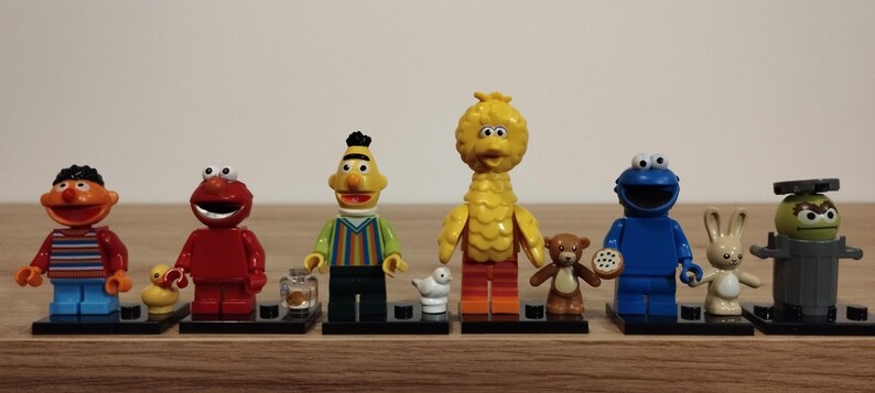 Sesame Street Sesame Street Minifigures Lego Compatible, E.g. Elmo ...