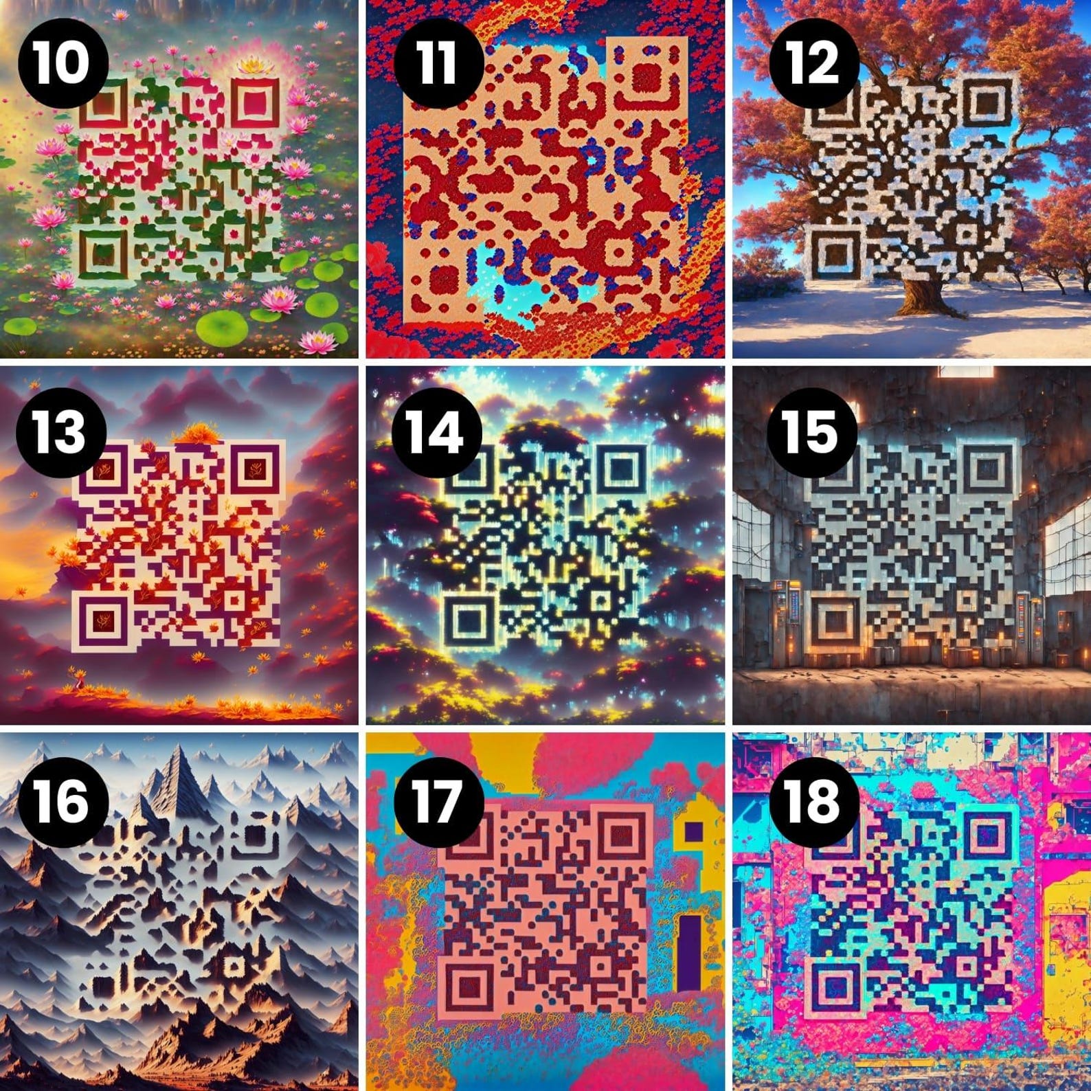 Personalized QR Code With Beautiful Design Ideal for Invitations ...