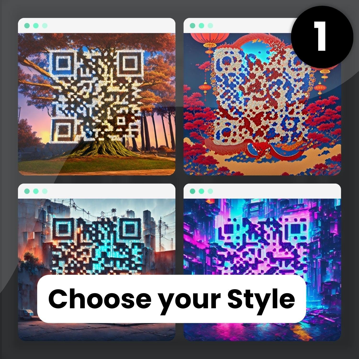 Personalized QR Code With Beautiful Design Ideal for Invitations, Business Cards, Flyers ...