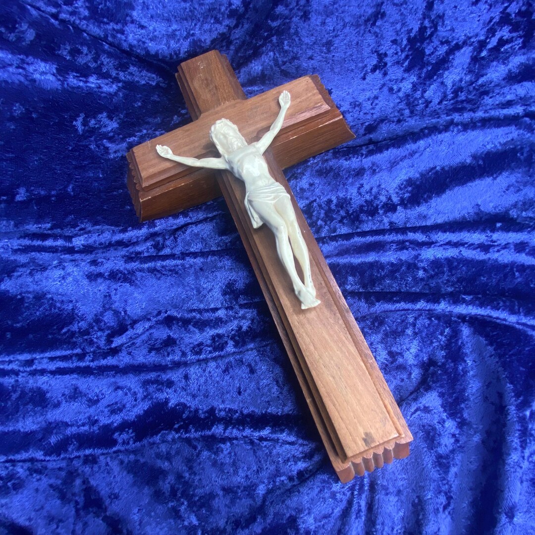 Vintage Last Rites or Sick Call Crucifix Cross Very Old - Etsy