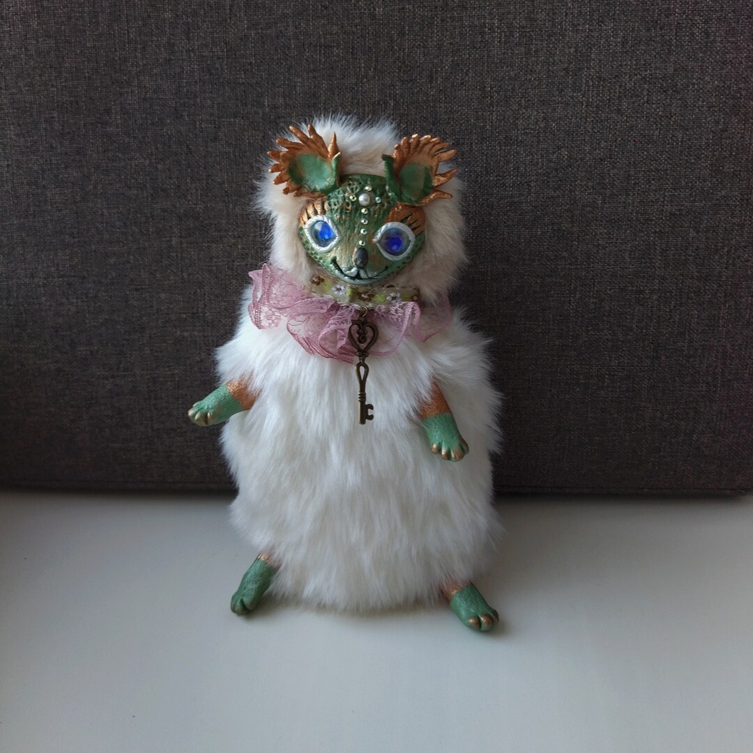 Art Doll,forest Mystical Fantasy Plush Animal Dragon,textile OOAK ...