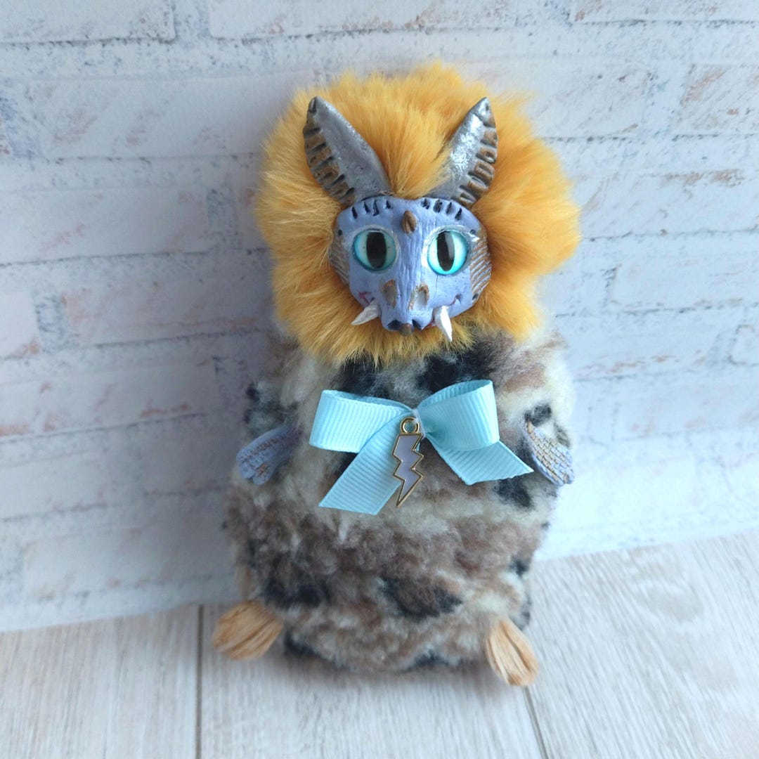 Mystical Plush Art Doll,fantasy Animal Dragon Toy,soft Textile Artistic ...