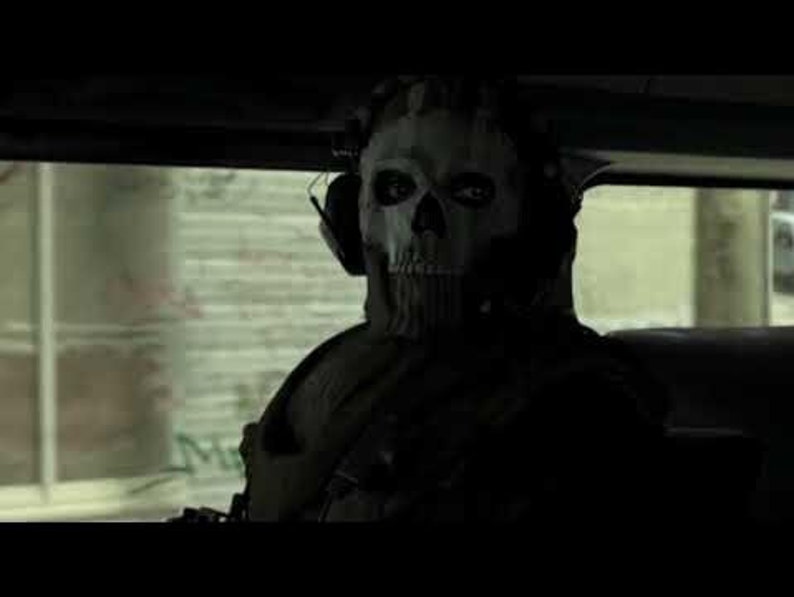 Call of Duty MW2 Ghost Mask Cosplay - Etsy