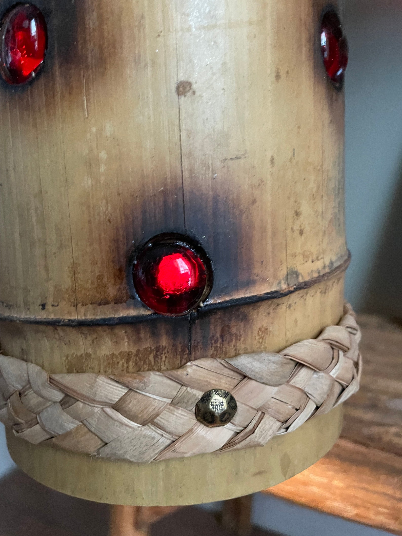 Starlite Swag Light Carved Bamboo Tiki Bar Light Enchanted Tiki Decor ...