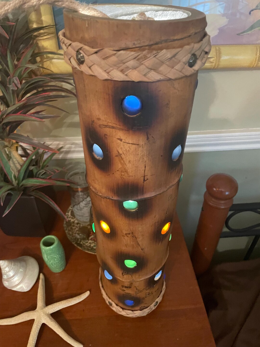 Spooky Tiki Bar Swag Light Enchanted Tiki Mood Lighting - Etsy