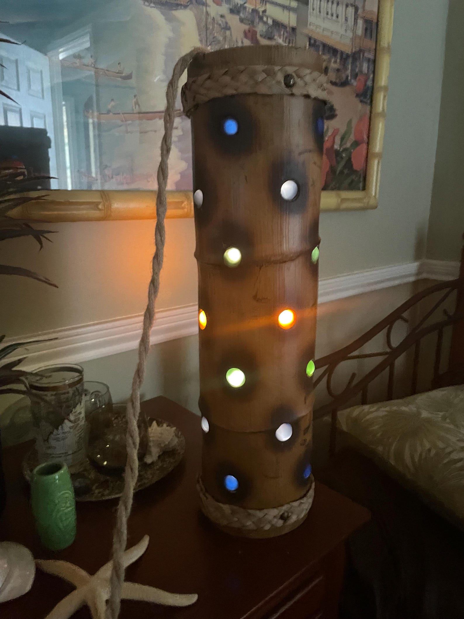 Spooky Tiki Bar Swag Light Enchanted Tiki Mood Lighting - Etsy