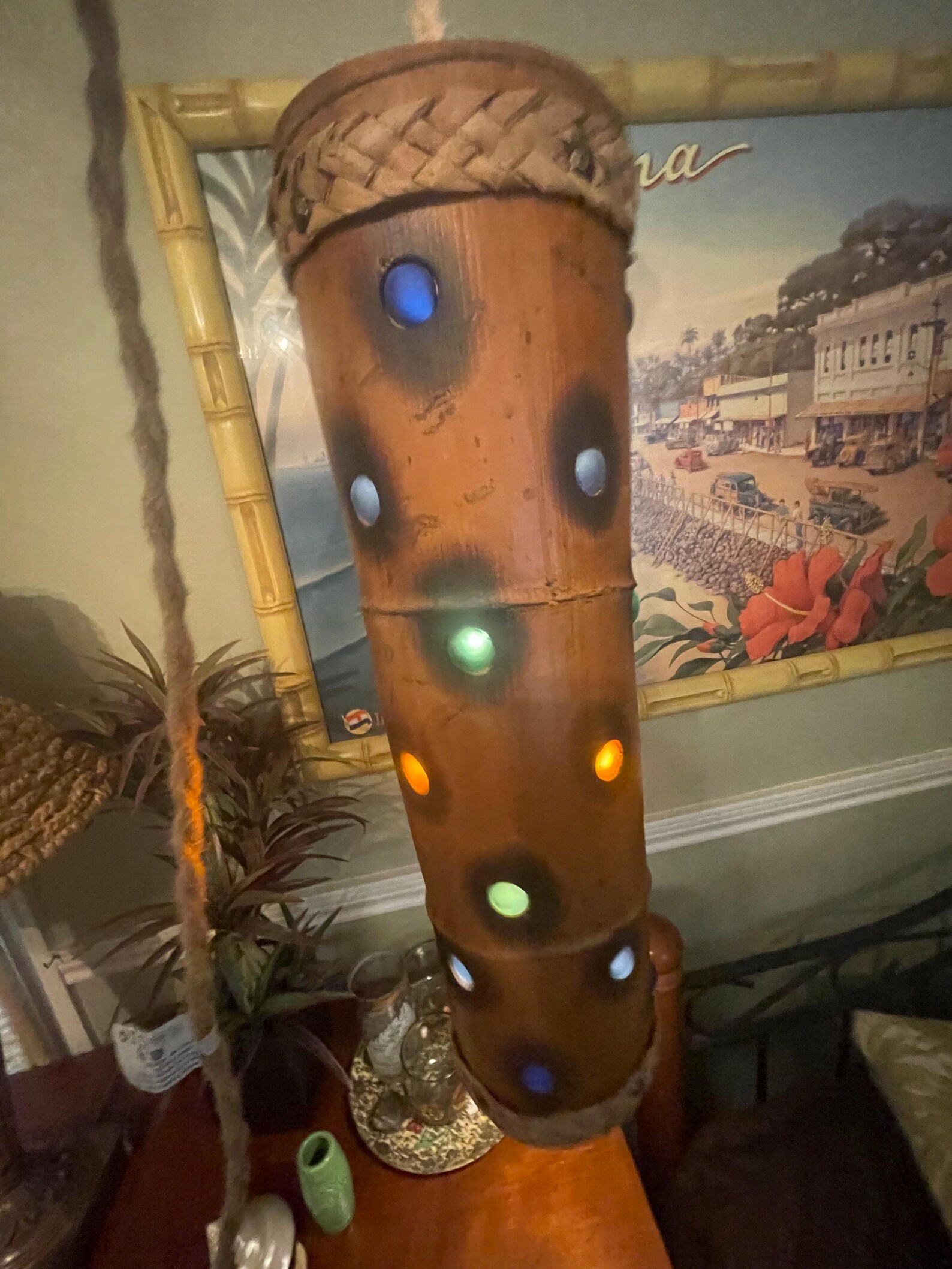 Spooky Tiki Bar Swag Light Enchanted Tiki Mood Lighting - Etsy