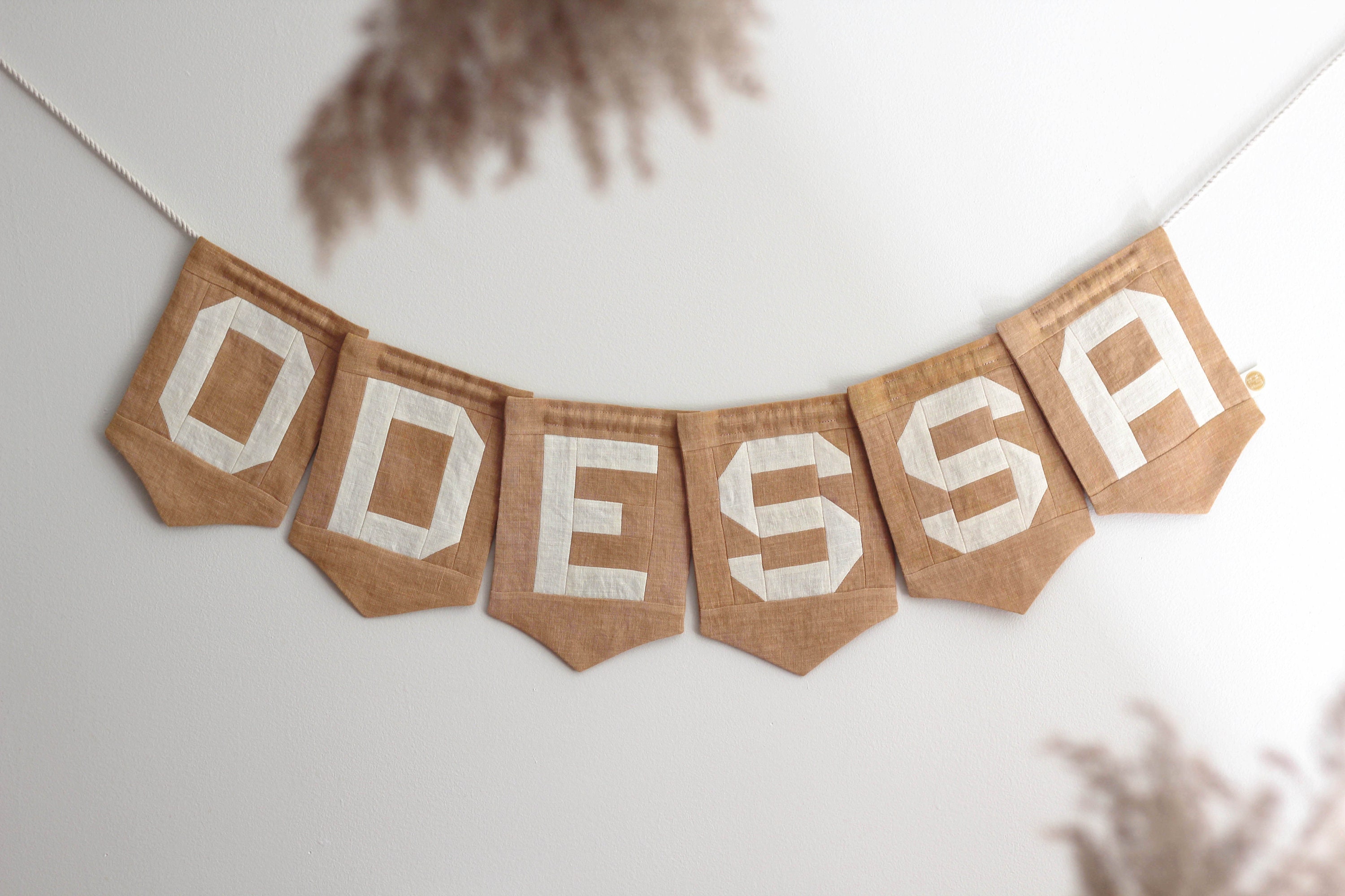 Banner Sewing Pattern | Personalized Banner PDF Pattern | Quilt Block ...