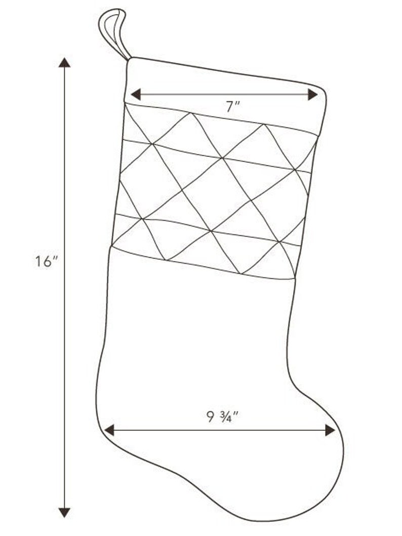 Christmas Stocking Sewing Pattern Stocking PDF Sewing Pattern Quilt ...