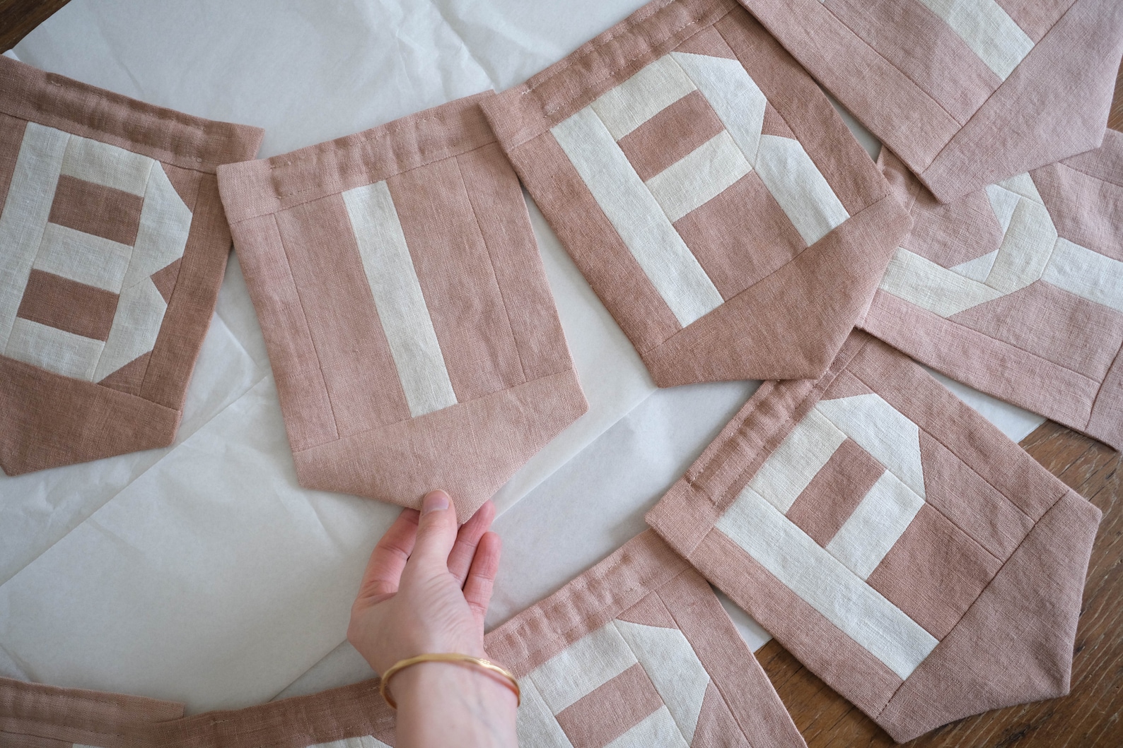 Banner Sewing Pattern | Personalized Banner PDF Pattern | Quilt Block ...