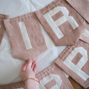 Banner Sewing Pattern | Personalized Banner PDF Pattern | Quilt Block ...