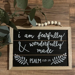 Fearfully Wonderfully Made - Etsy