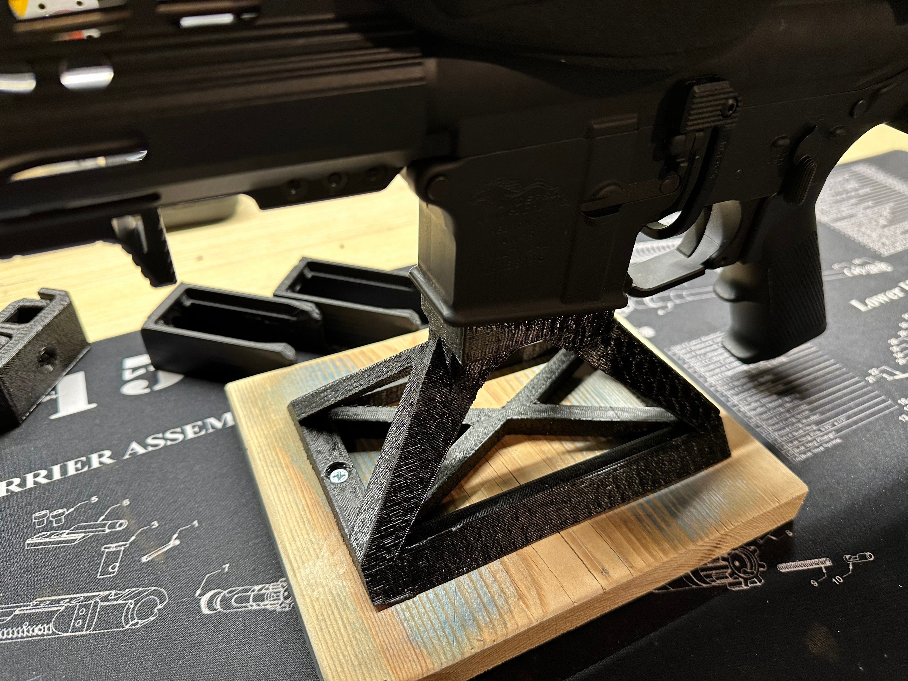AR-15 Table Mount / Display Stand - Etsy