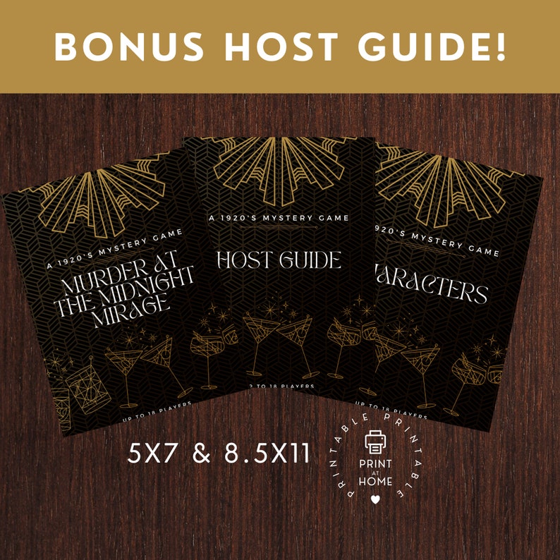 1920s Murder Mystery Game for up to 18, Speakeasy Murder Mystery Dinner ...