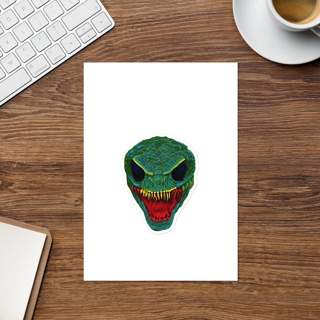 Reptilian Sticker Sheet - Etsy