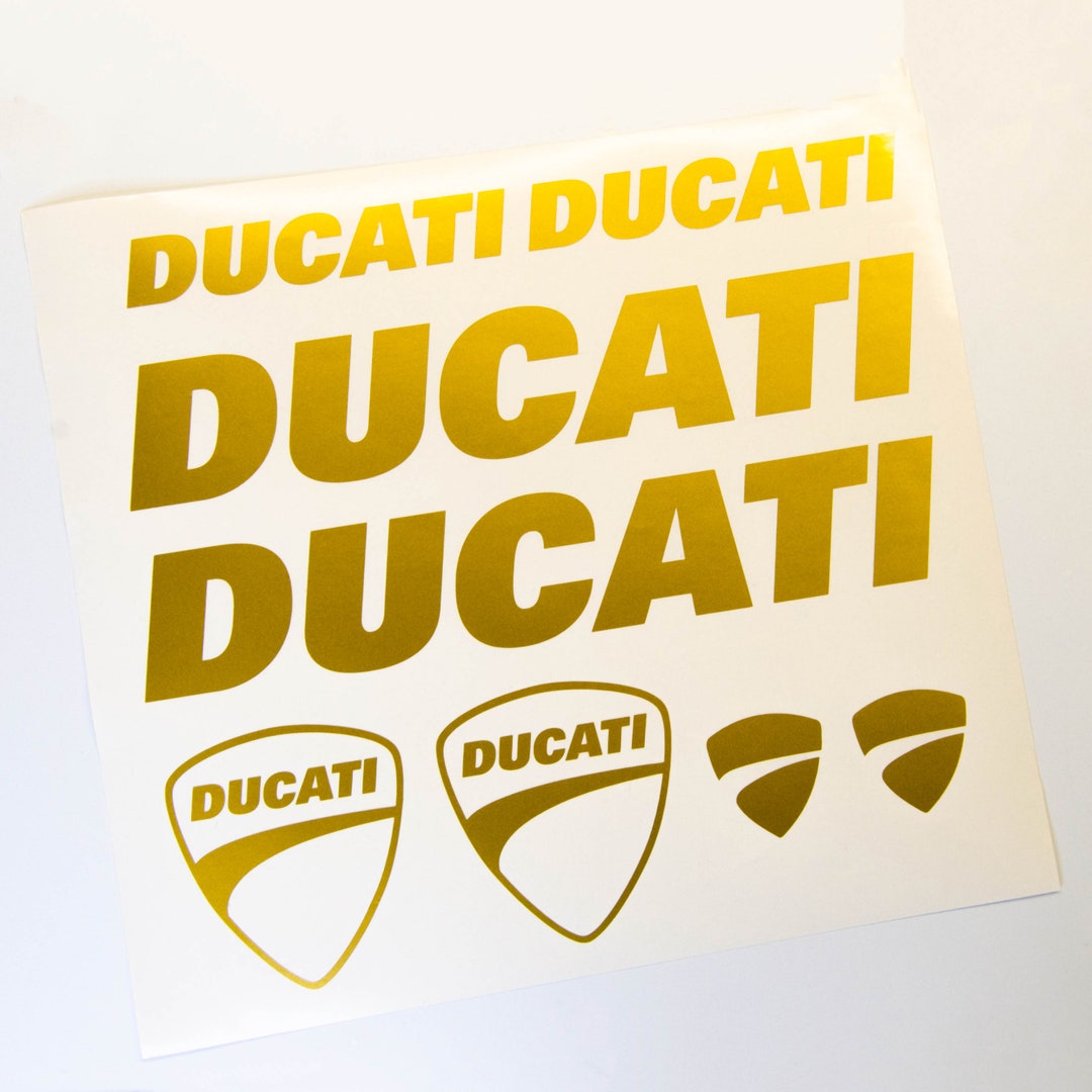 Ducati Monster Stickers Set Motorcycle Decal Kit Window Body Aufkleber Bumper Scooter Bike Logo ...