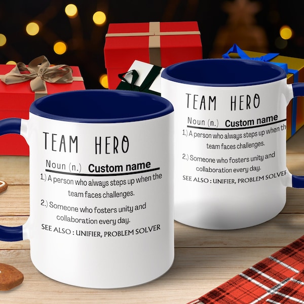 Personalized Team Mug and Names - Etsy
