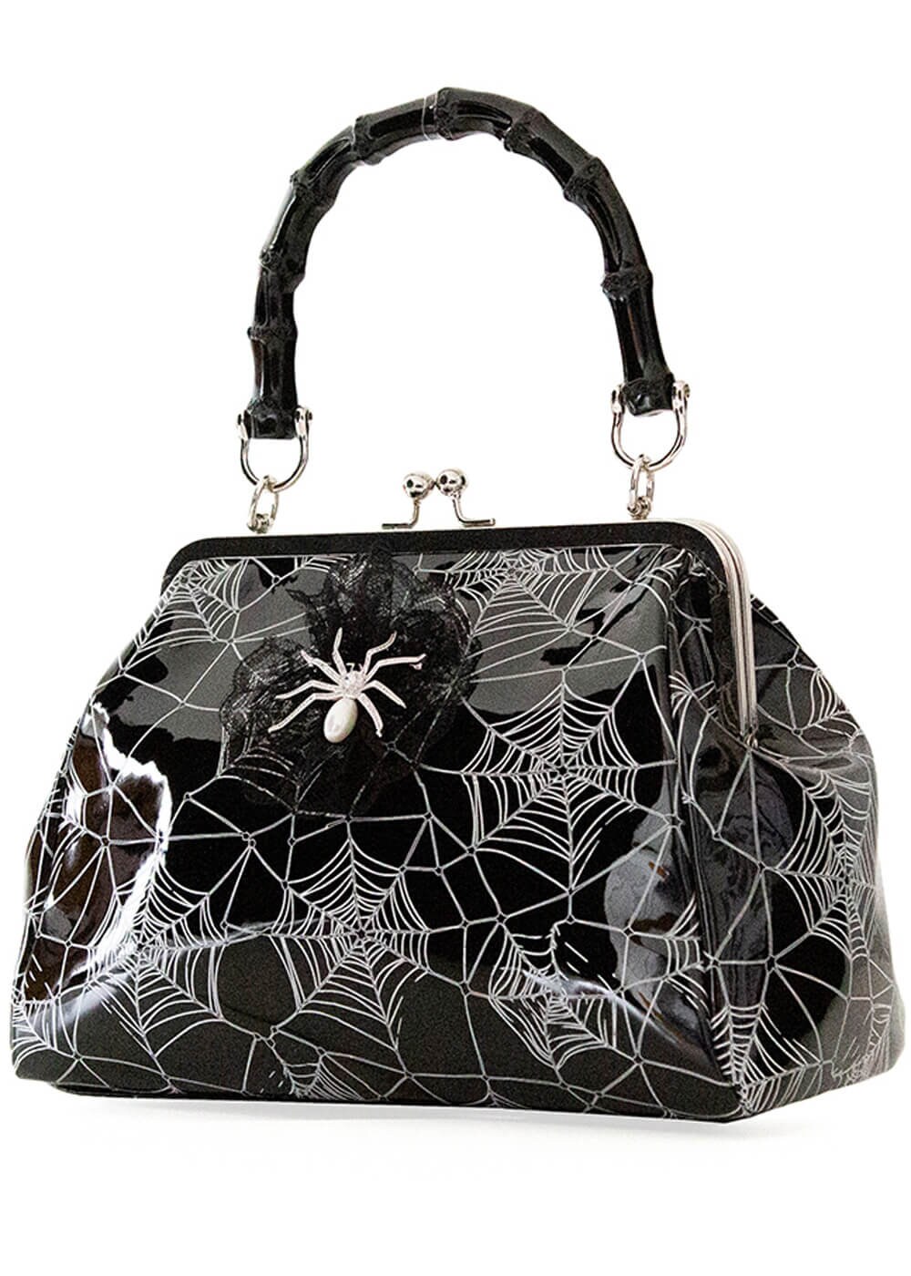 Spider Bag Spider Print Bag Gothic Bag Emo Bag - Etsy
