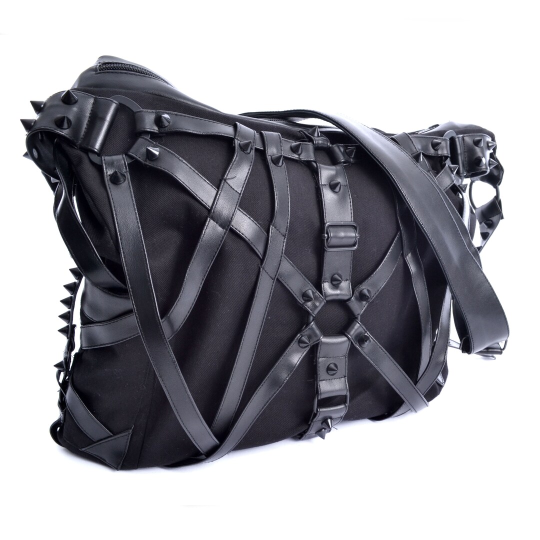 Extra Large Gothic Bag Goth Bag Oversize Bag Shoulder Gothic Bag Emo ...