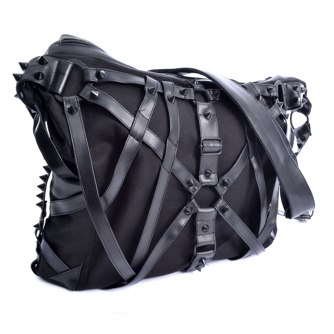 Extra Large Gothic Bag Goth Bag Oversize Bag Shoulder Gothic Bag Emo ...