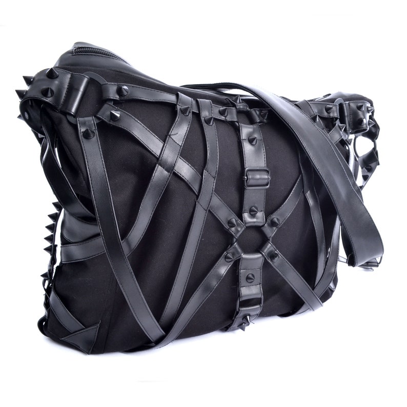 Extra Large Gothic Bag Goth Bag Oversize Bag Shoulder Gothic Bag Emo ...