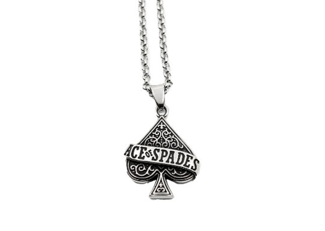 Ace of Spades Ace of Spades Necklace Ace of Spades Pendant Motorhead ...