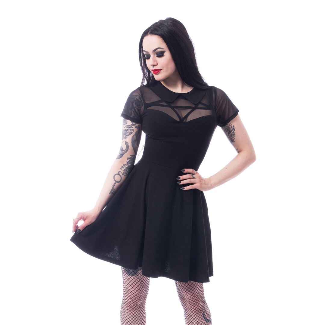 Goth Dress Goth Summer Solstice Dress Goth Dress Summer 2023 - Etsy