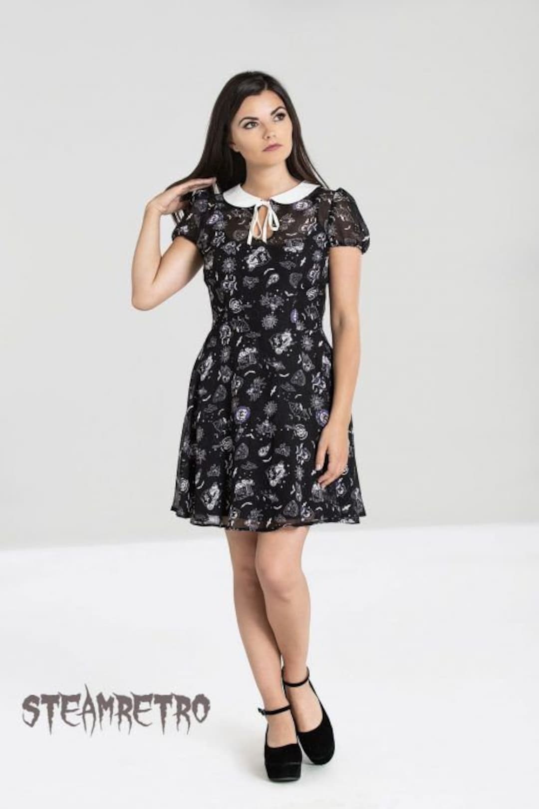 Gothic Witch Dress Goth Summer Dress Witch Dress Gothic - Etsy