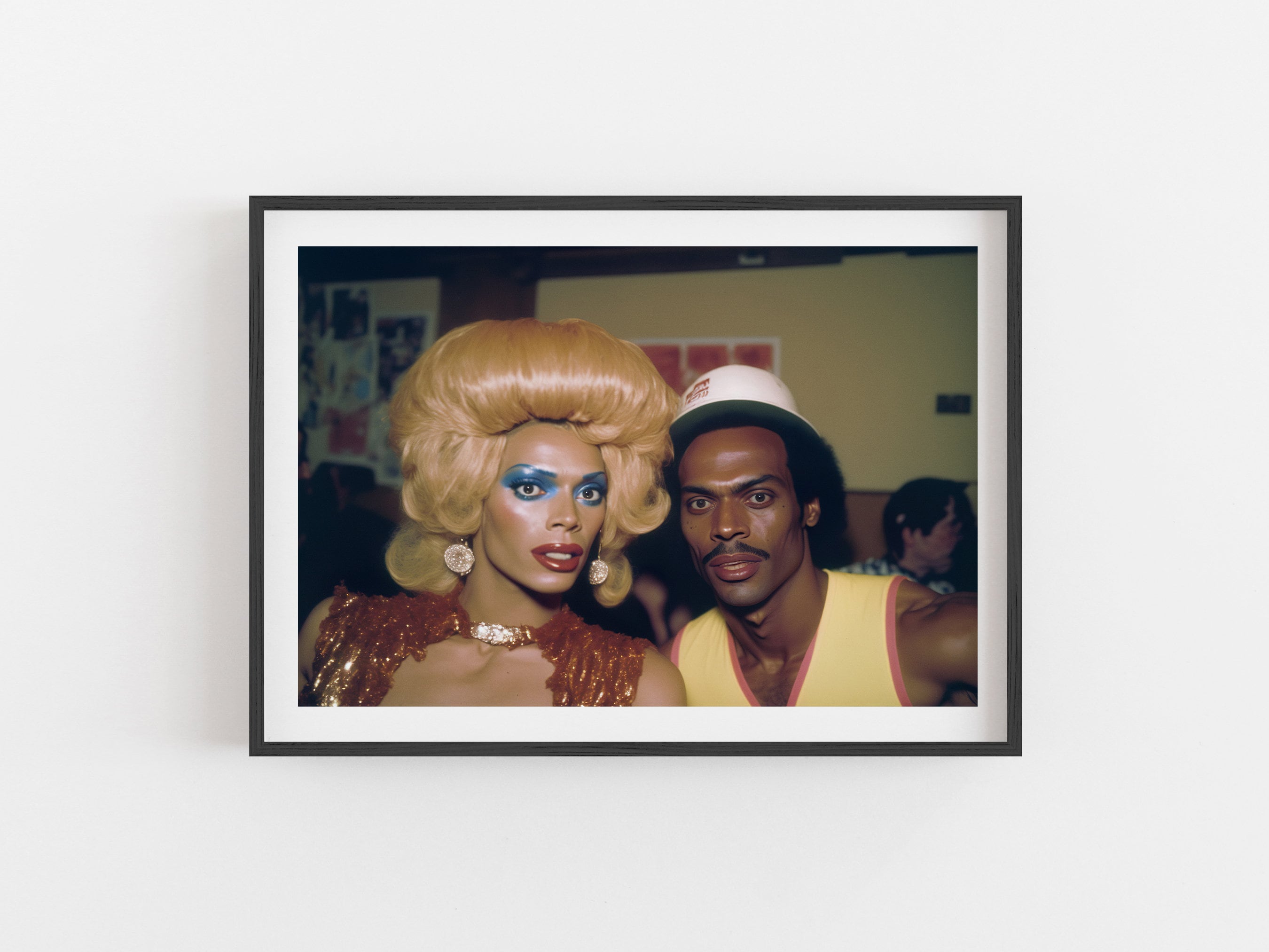 Vintage 1980's Dragcon Queen Print, Retro TV Show Convention Poster, AI ...