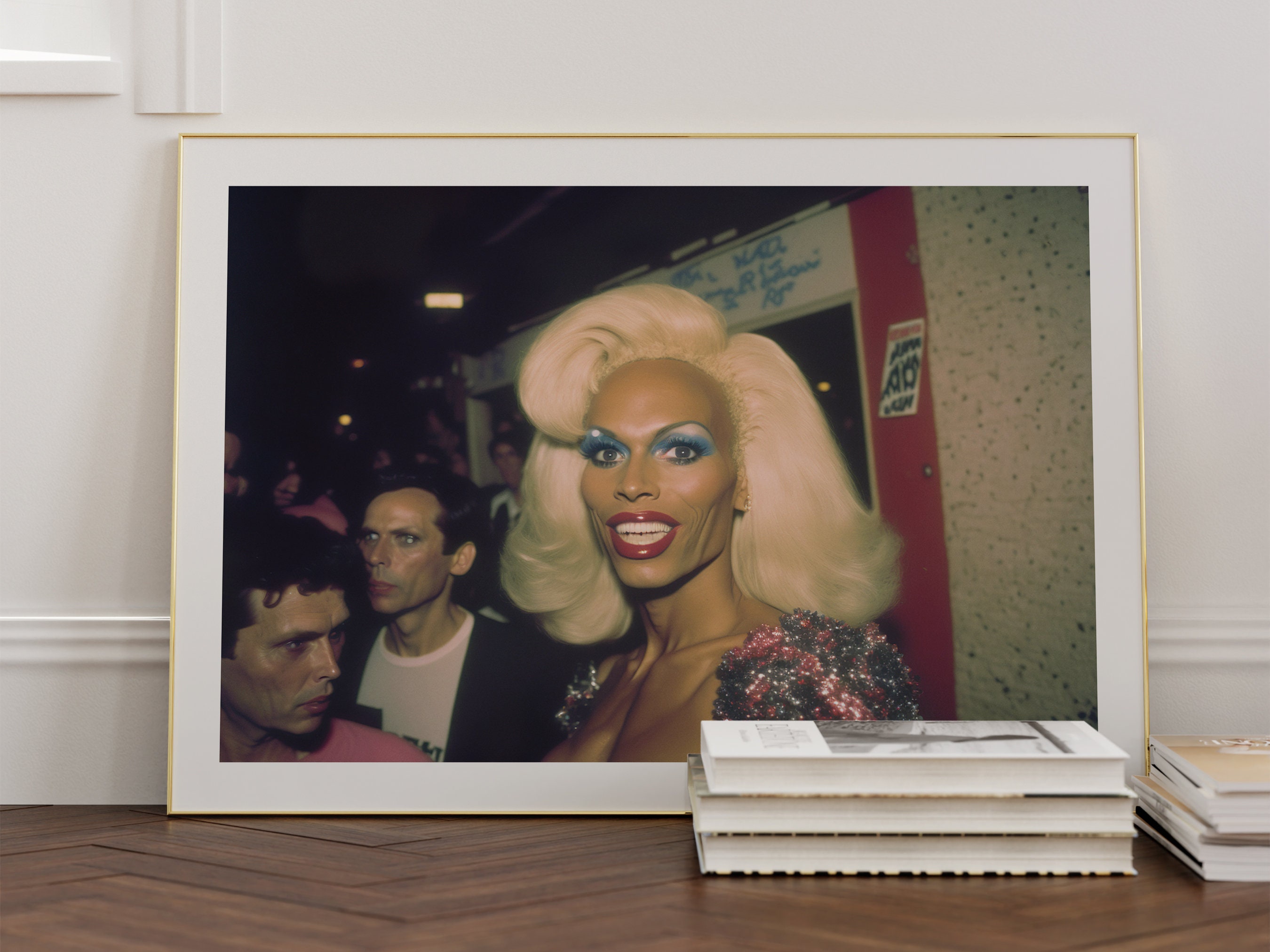 Vintage 1980's Dragcon Blonde Queen Photo Print, Retro TV Show ...