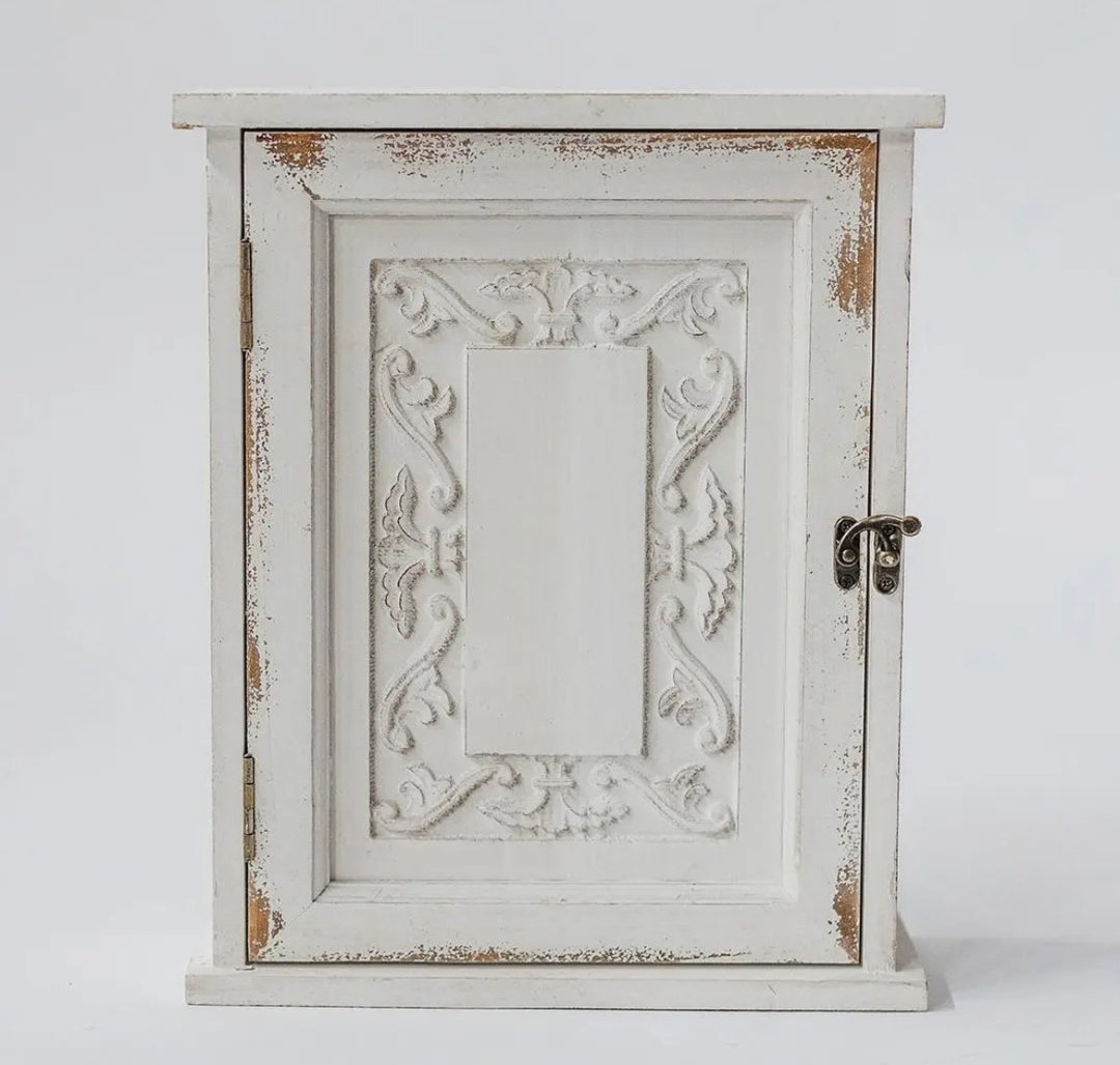 Key Holder Cabinet, Wooden Key Holder - Etsy