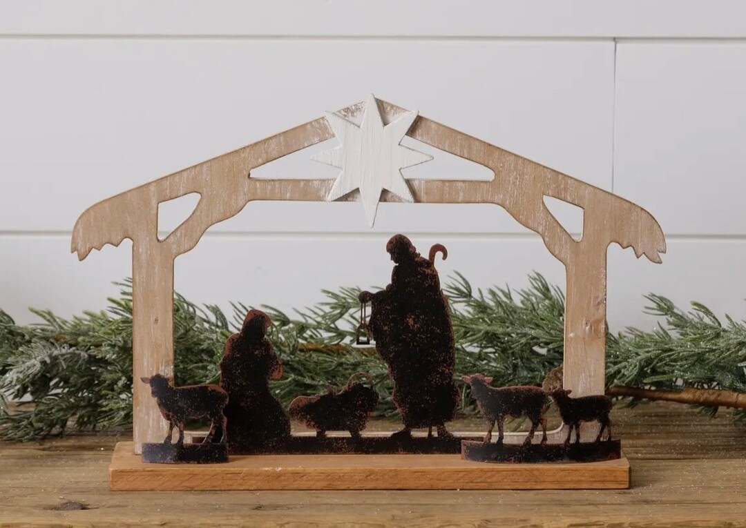 Nativity Scene, Christmas Decor Nativity Scene - Etsy Canada