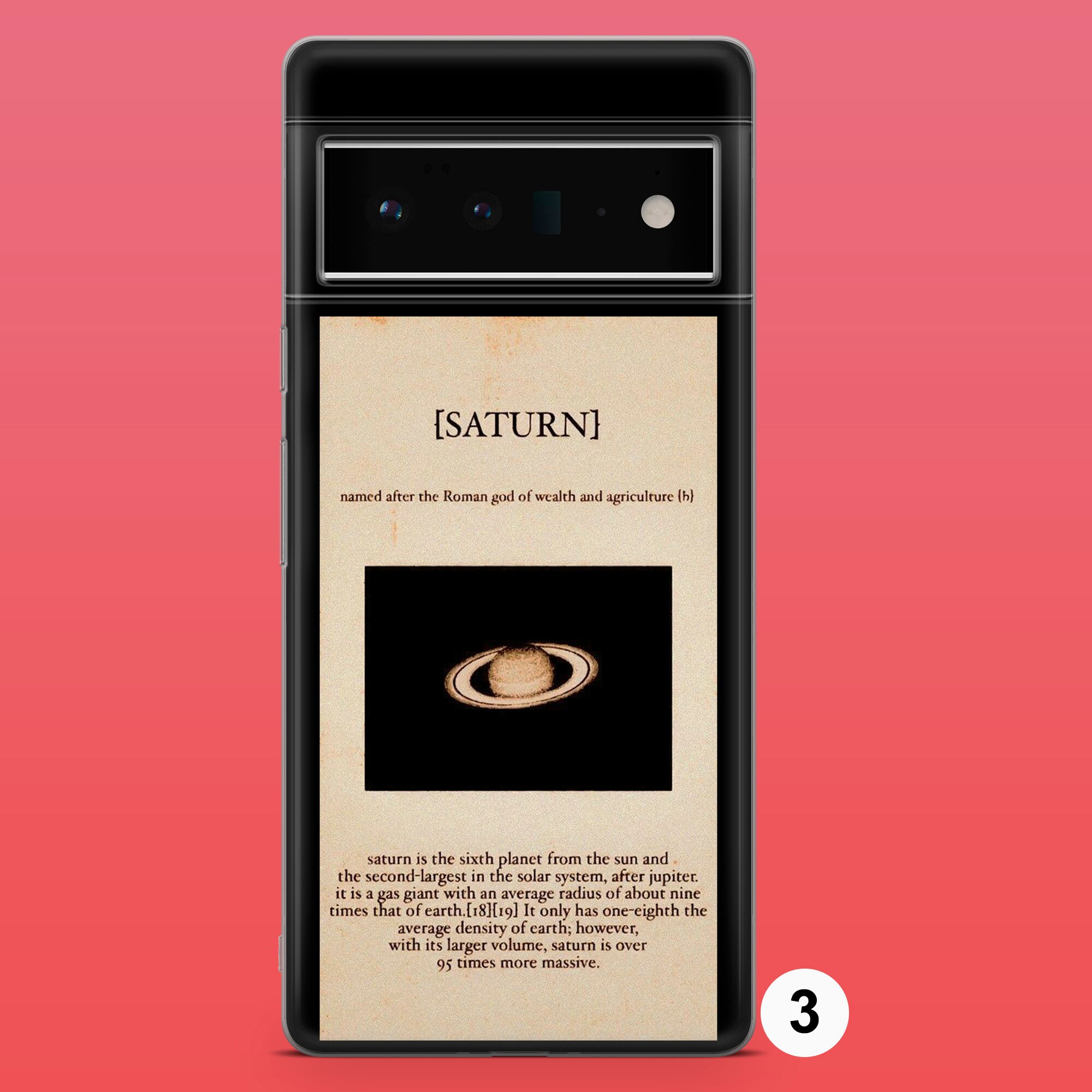 Vintage Planets Phone Case Solar System Phone Cover for Google Pixel 8A ...