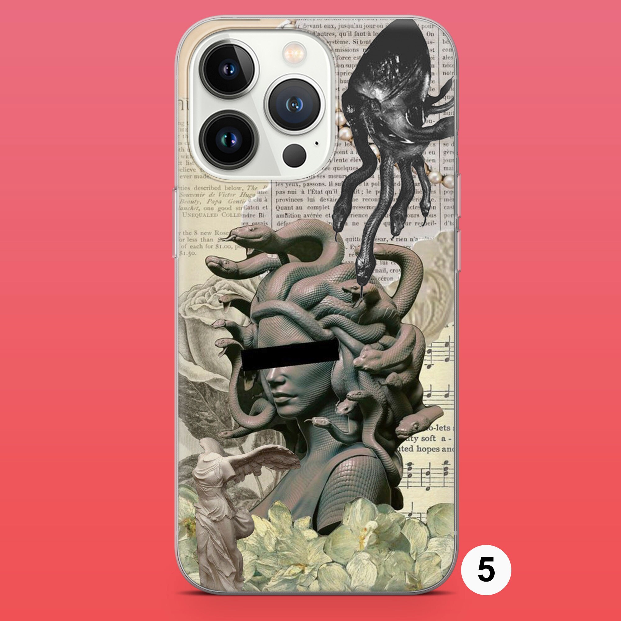 Mythology Art Phone Case Ancient Greece Phone Cover for iPhone 15, 14 ...