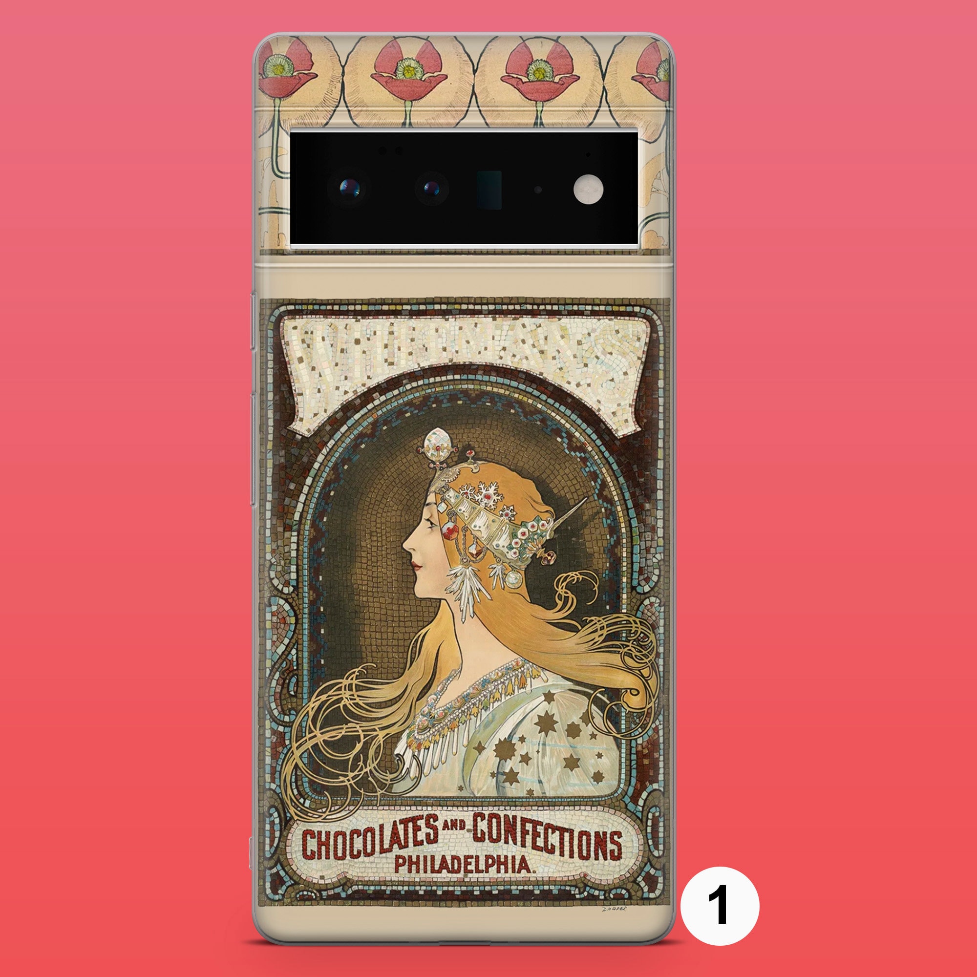 Mucha Poster Phone Case Art Nouveau Phone Cover for Google Pixel 10, 9A ...
