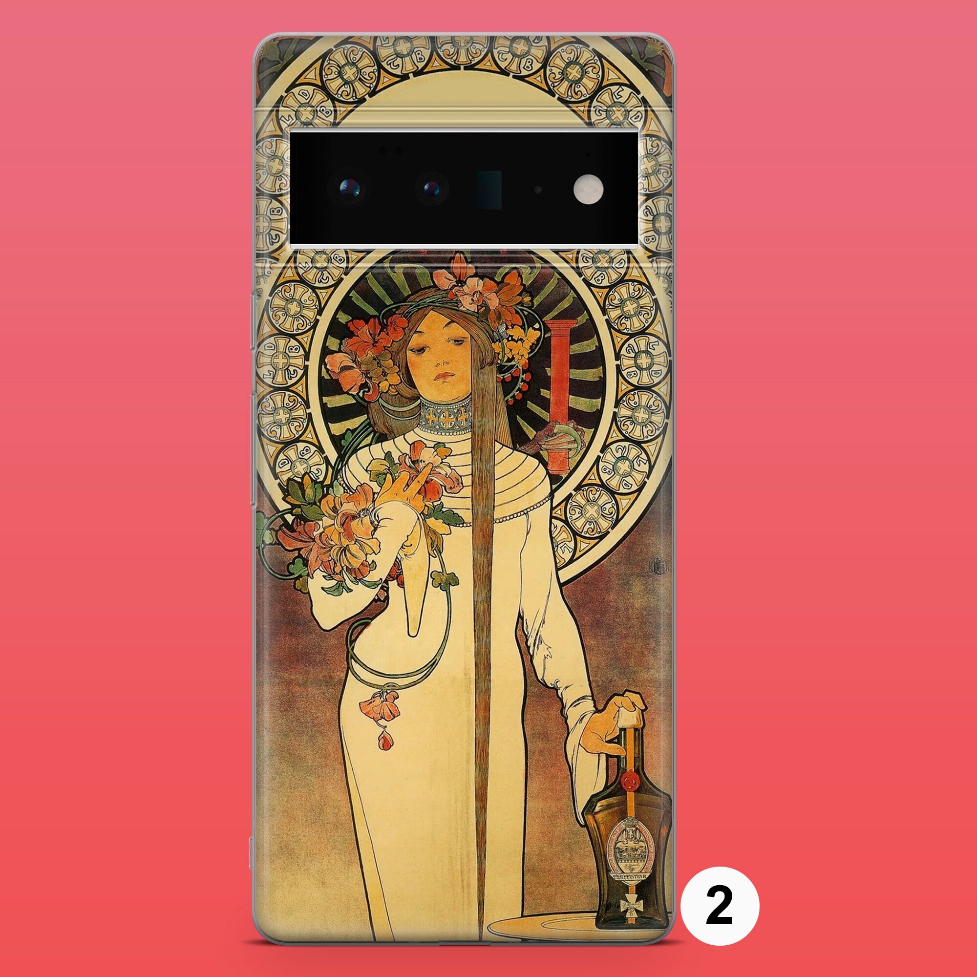 Mucha Poster Phone Case Art Nouveau Phone Cover for Google Pixel 10, 9A ...