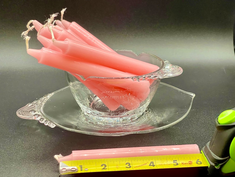 6 Inch 6 Taper Spell Candle PINK Pagan Wicca Altar Household LUCK ...
